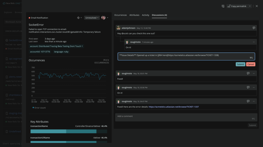 Collaborate And Fix Errors Quickly With Errors Inbox And Workloads New Relic
